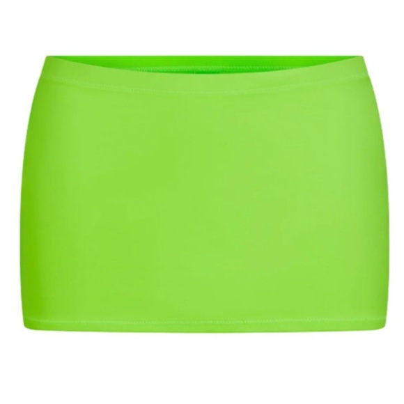 SKIMS | Swim | Skims Swim Micro Mini Skirt Neon Green | Poshmark